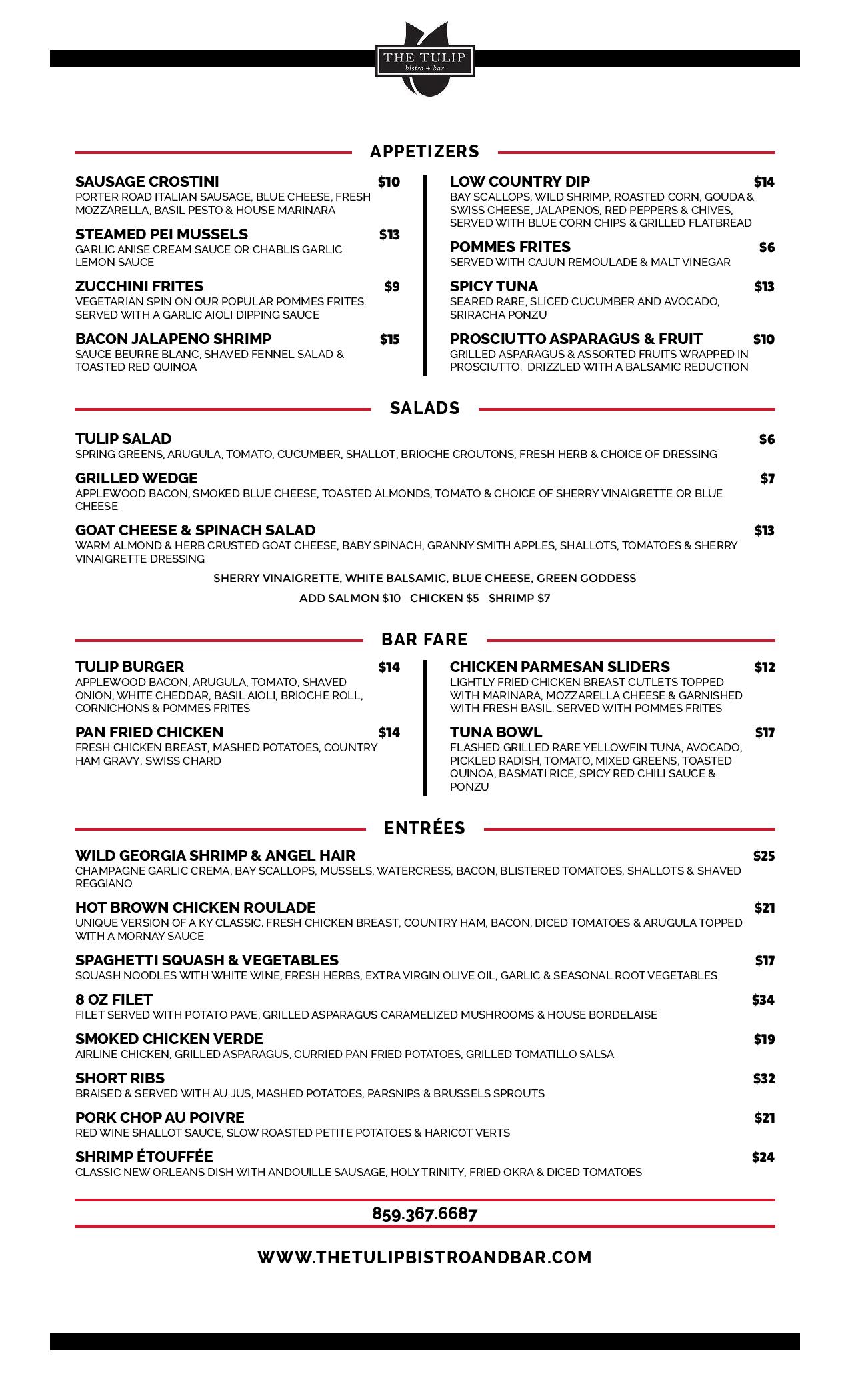 The Tulip Bistro + Bar